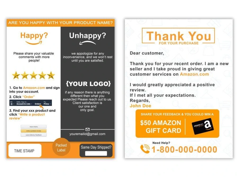 I will create amazon flyer, gift card, banner and event flyer | Upwork
