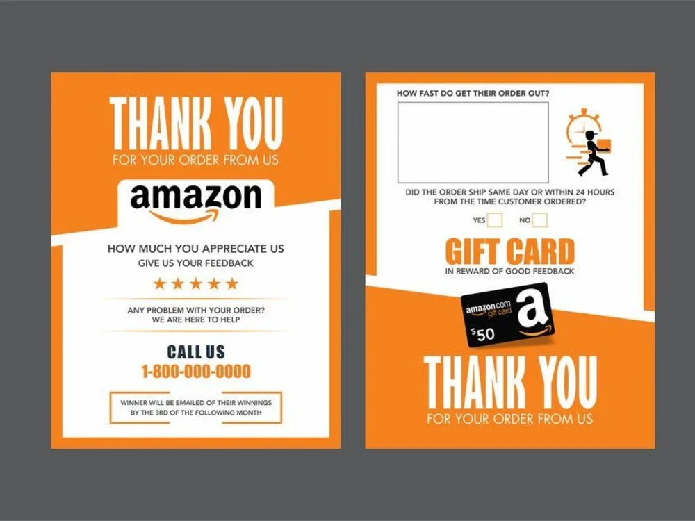I will create amazon flyer, gift card, banner and event flyer | Upwork
