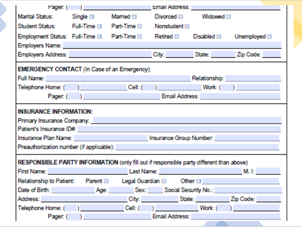 A PDF fillable Forms | Interactive PDF | PDF Edit | Design PDF Form ...