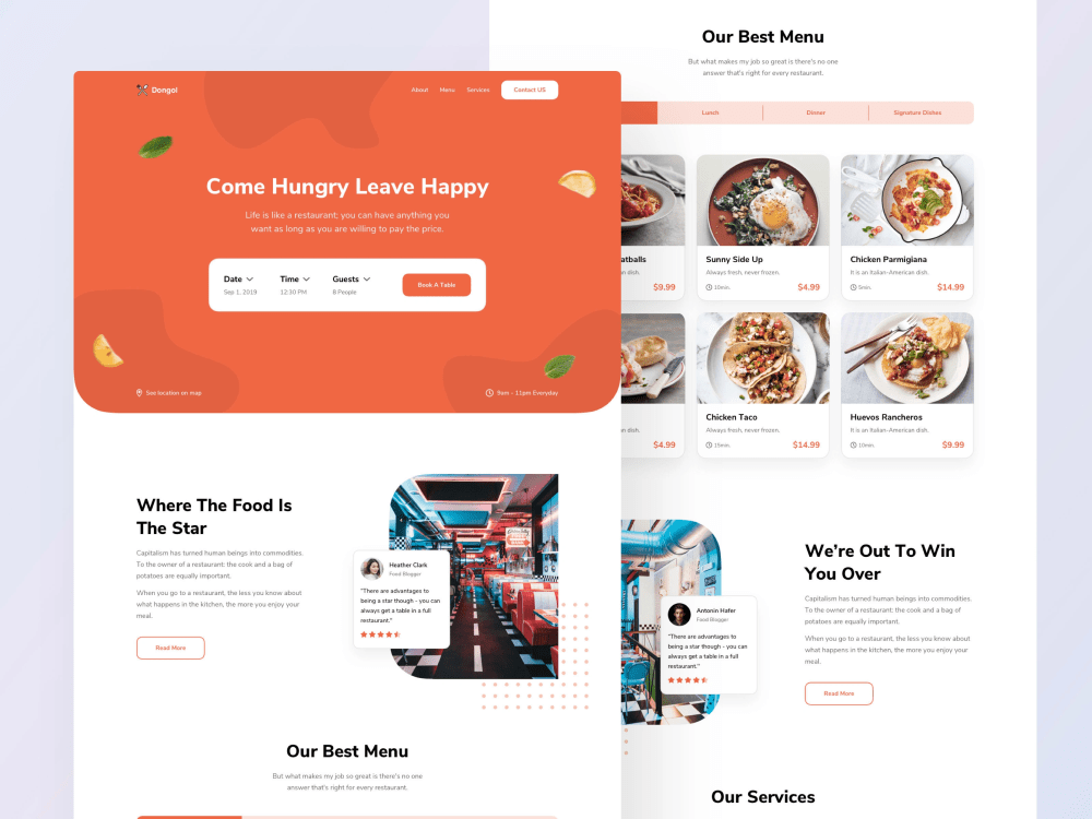 Professional, modern web template, website design | Upwork