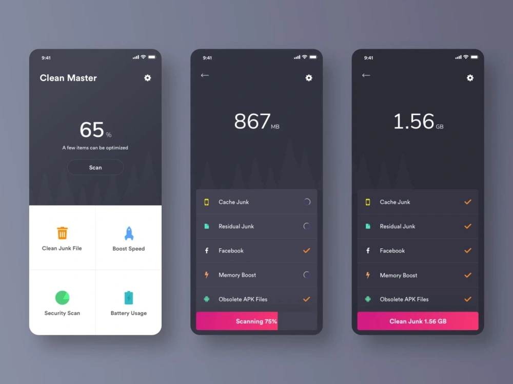 A unique mobile app UI UX design | Upwork