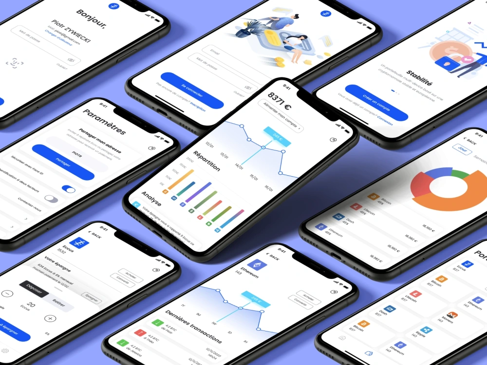 A unique mobile app UI UX design | Upwork