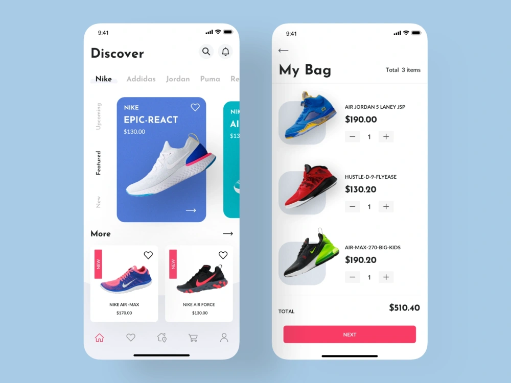 A unique mobile app UI UX design | Upwork