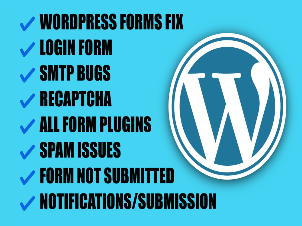 Customize wordpress form, contact form, gravity forms setup smtp | Upwork