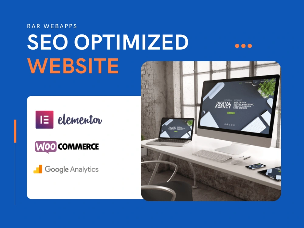 A fully responsive SEO optimized website. | Upwork