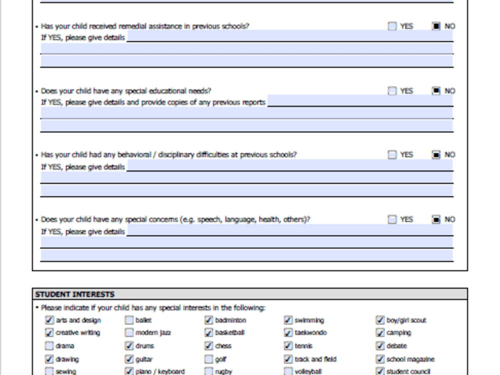 A professionally designed fillable form in Adobe PDF | Upwork