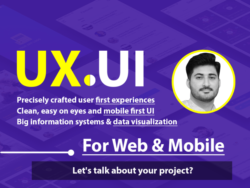 Clean ui ux design with process flow for app or website | Upwork