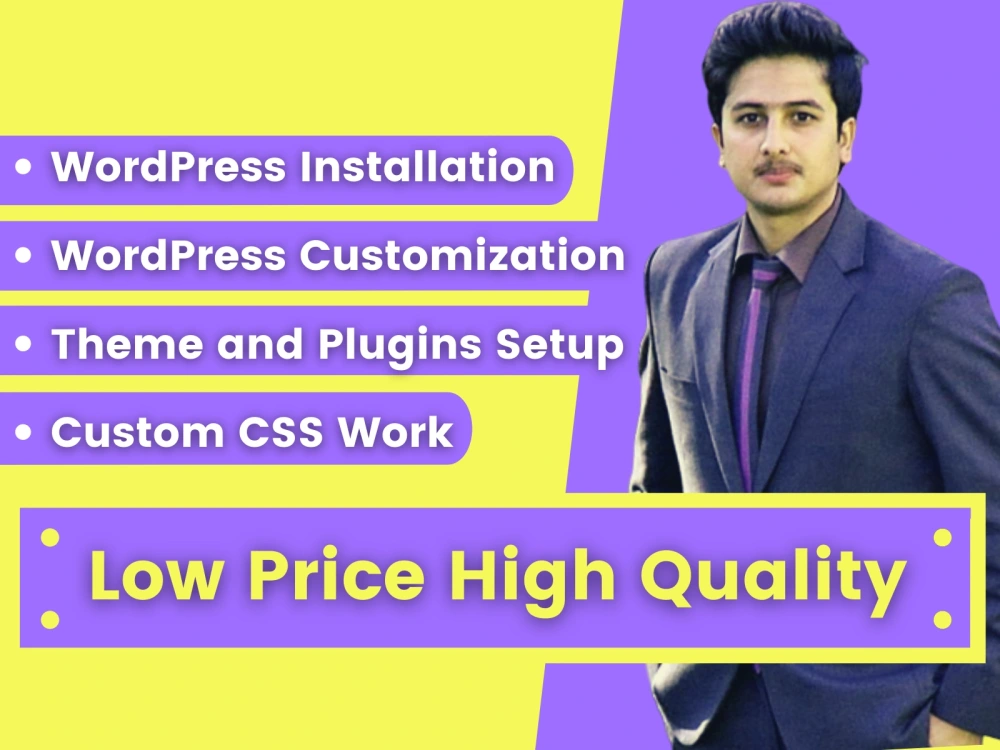 Wordpress Installation Theme Or Plugin Setup And Customization Upwork
