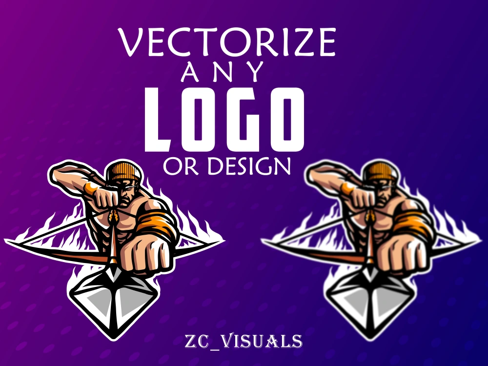 Vectorize or redraw any logo in any vector format | Upwork