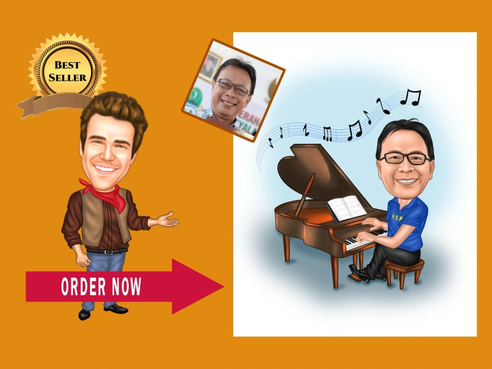 A face caricature from your photo | Upwork