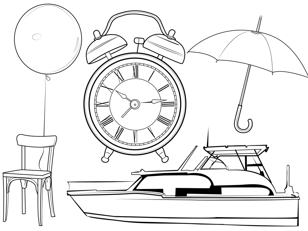 A detailed line drawing of any objects, flowers, logos etc (vector ...