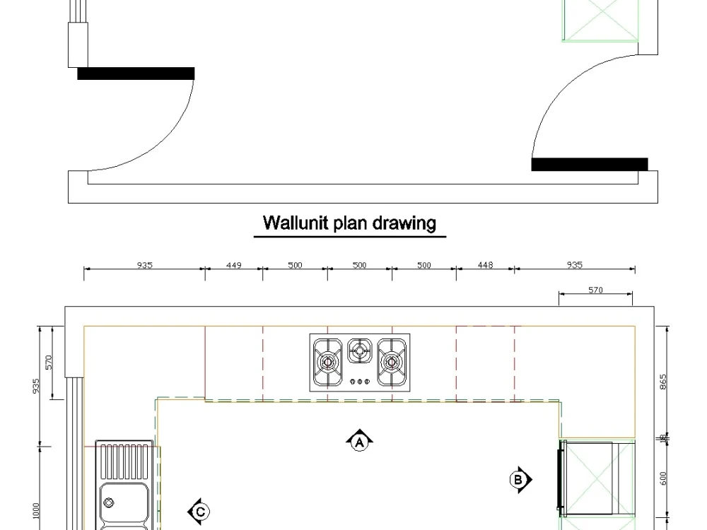 Kitchen designs in 2D and 3D | Upwork