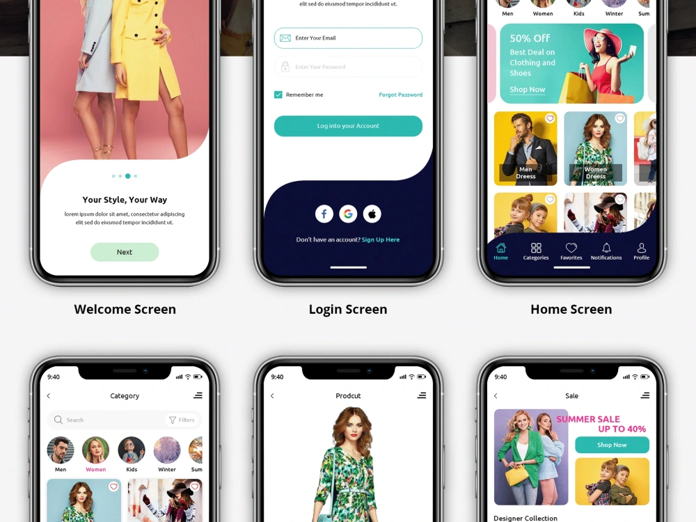 A supreme Fashion app like this. | Upwork