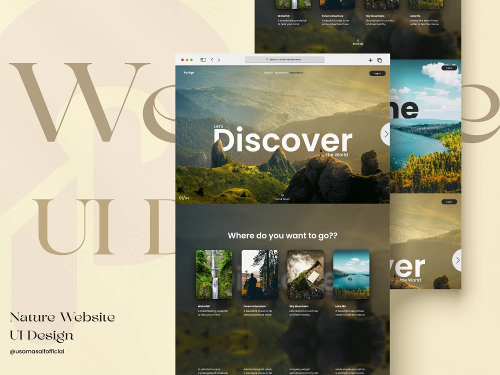 A creative User Interface with wireframe & prototyping | Upwork