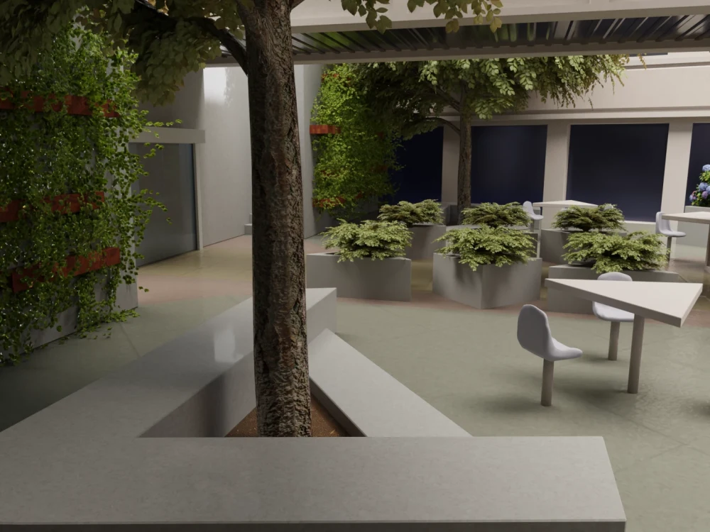 A fully textured, lit, and rendered model of your architectural designs ...