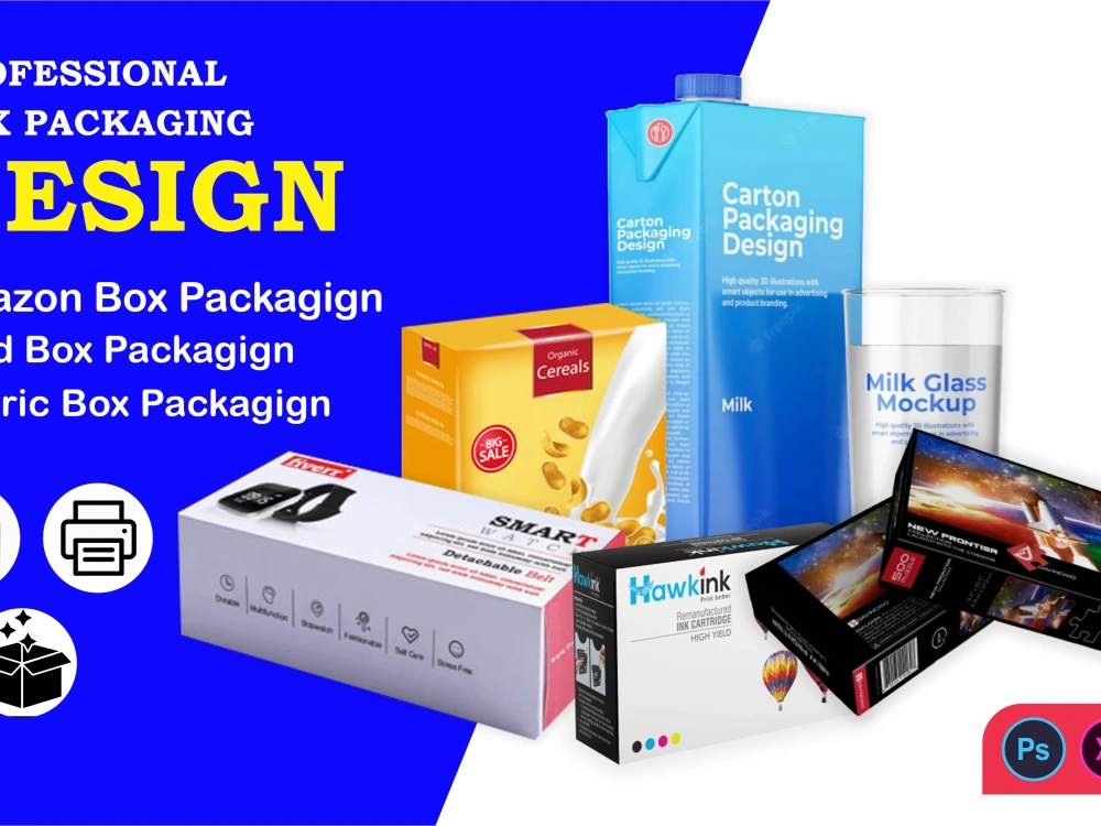 A box, product packaging box design | Upwork