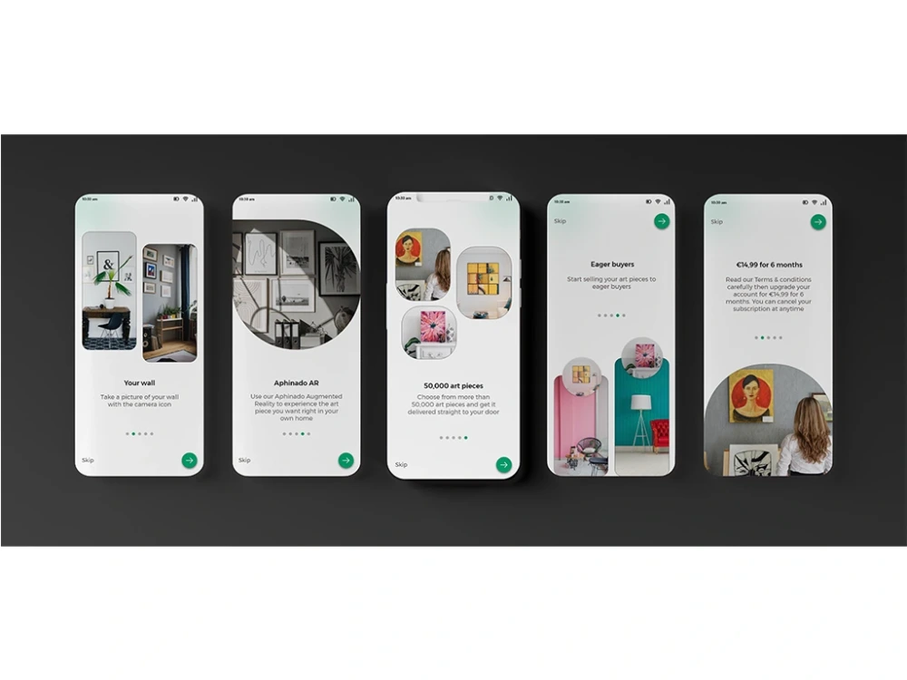 Onboarding screens and splash screens for iOS android & web | Upwork