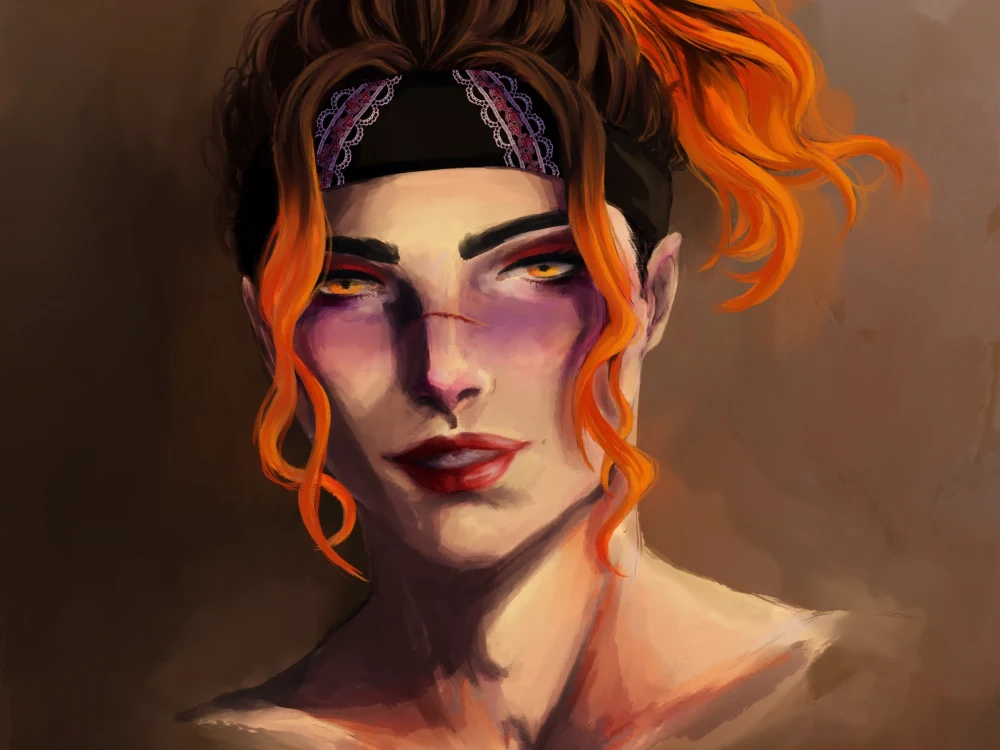 A fully rendered character bust | Upwork