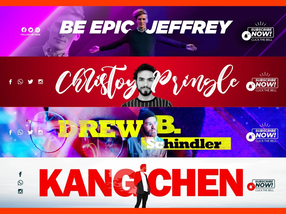 Professional youtube banner and logo | Upwork