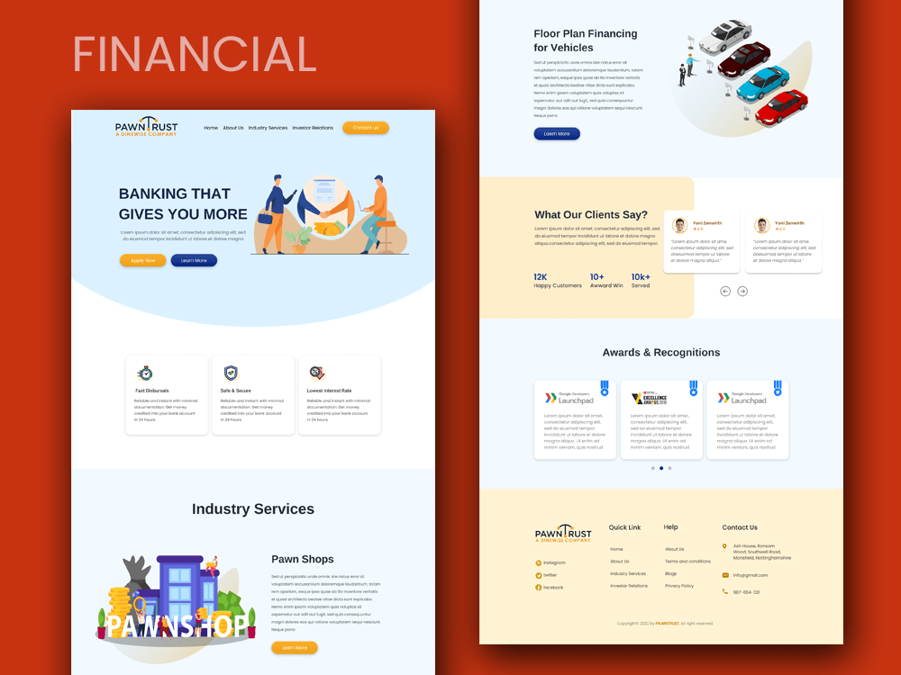 Website UI/UX design, web UI or landing page UI design in Figma | Upwork