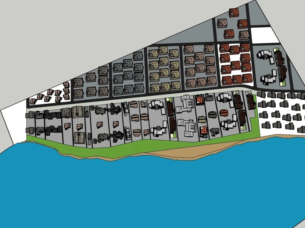 A master plan, site plan or city 3d model in Sketchup | Upwork