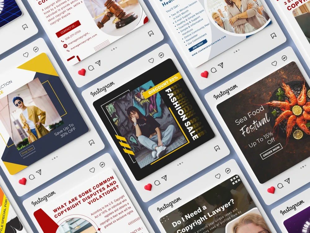 Premium Social Media Posts Designs for Whole Month | Upwork