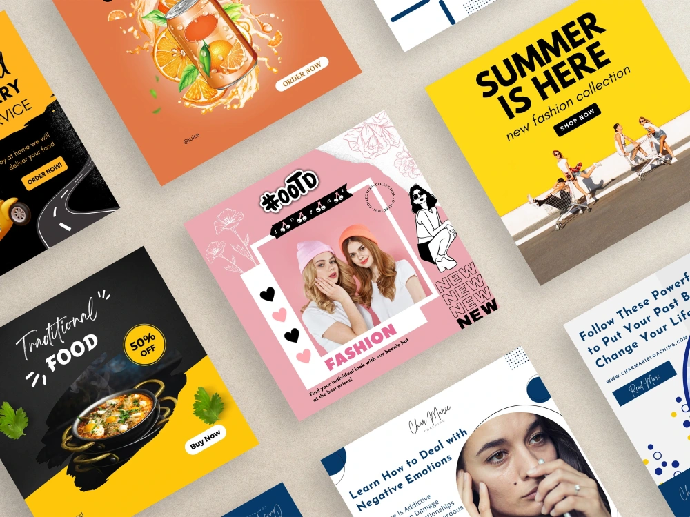 Premium Social Media Posts Designs for Whole Month | Upwork