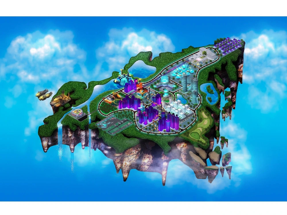 High resolution of 2D or 3D isometric map | Upwork