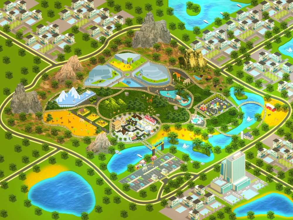 High resolution of 2D or 3D isometric map | Upwork