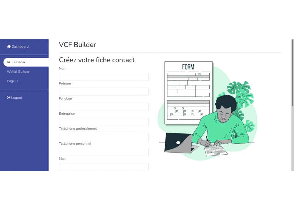 User Registration system with Login/Logout and a Dashboard. | Upwork