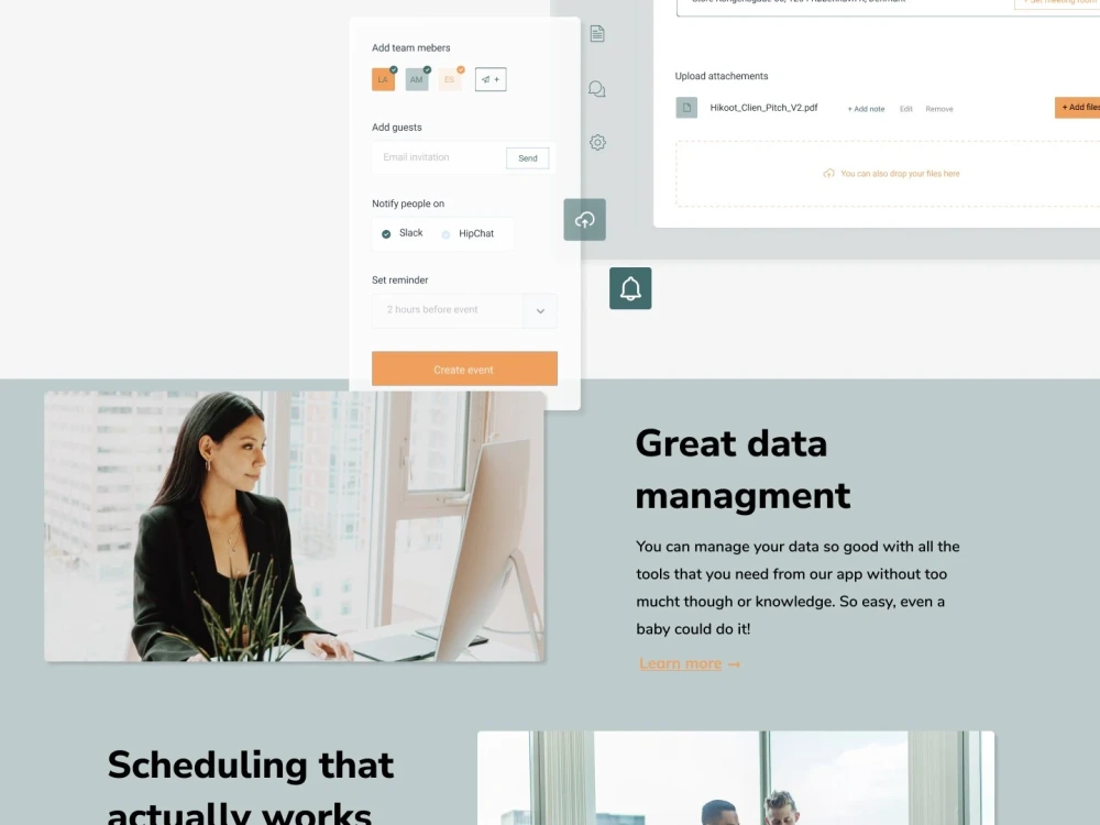 A website designed and built in Webflow | Upwork