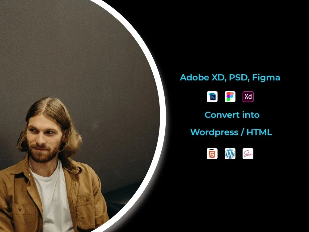 Responsive HTML | Wordpress website from PSD | Adobe XD | FIGMA | Upwork