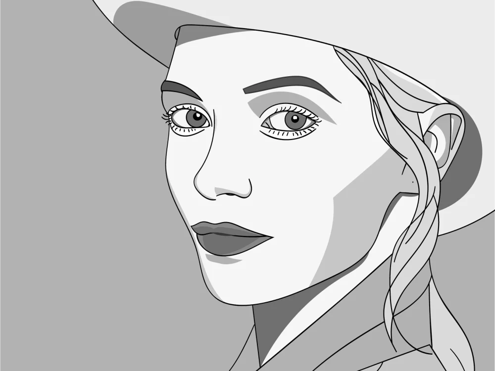 A realistic hand digital drawing portrait. | Upwork