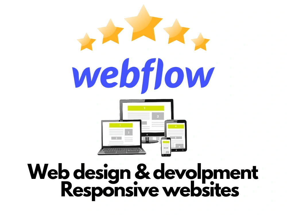 Modern responsive website using webflow | Upwork