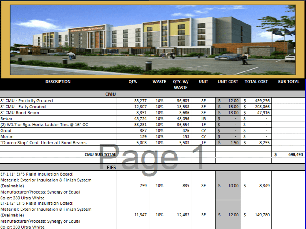 The best material takeoff and construction estimating services. | Upwork