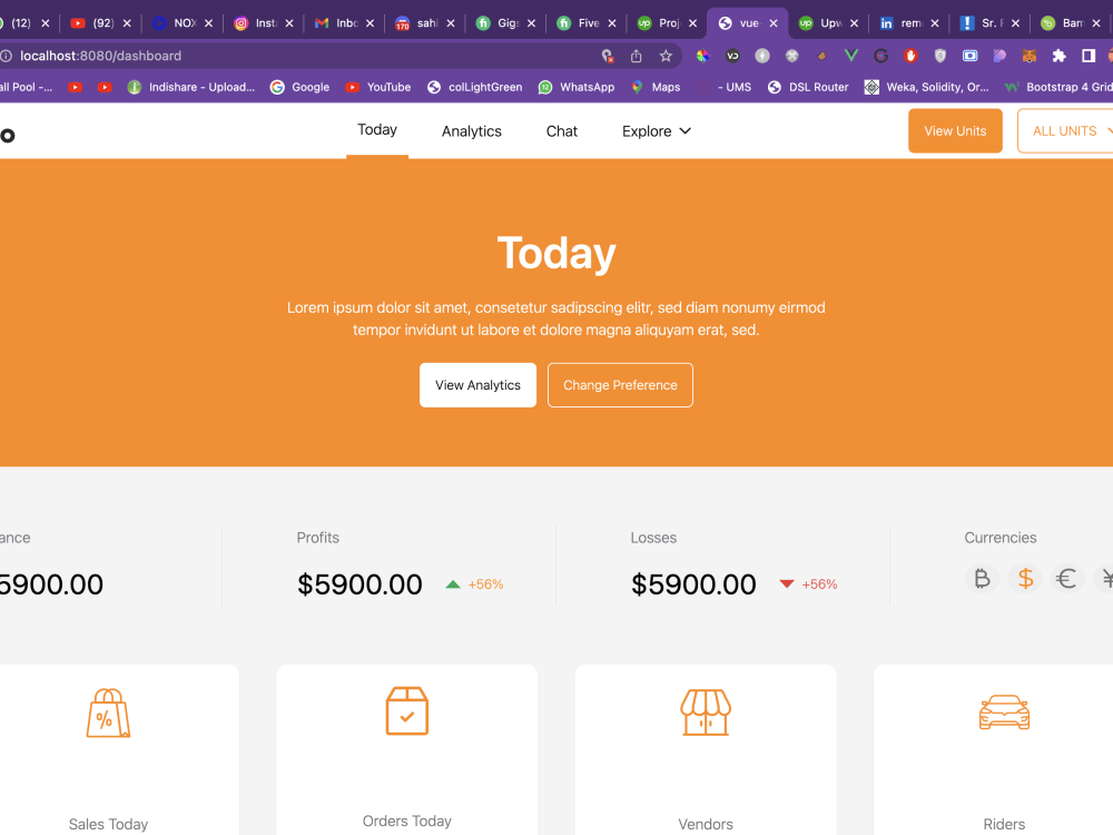 React Vue Node Laravel And Tailwind Css Solutions Upwork