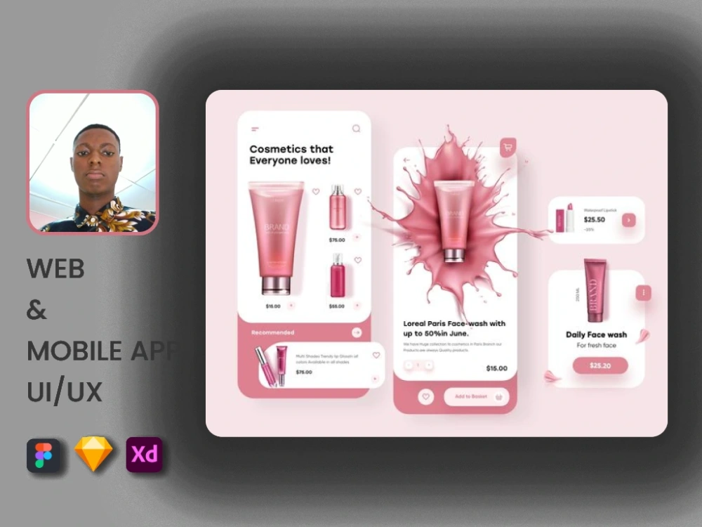 An awesome and clean UI/UX design for your Mobile App | Upwork