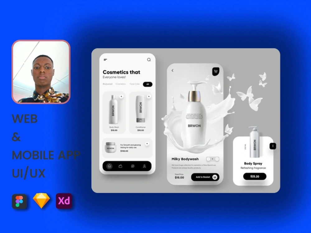 An awesome and clean UI/UX design for your Mobile App | Upwork