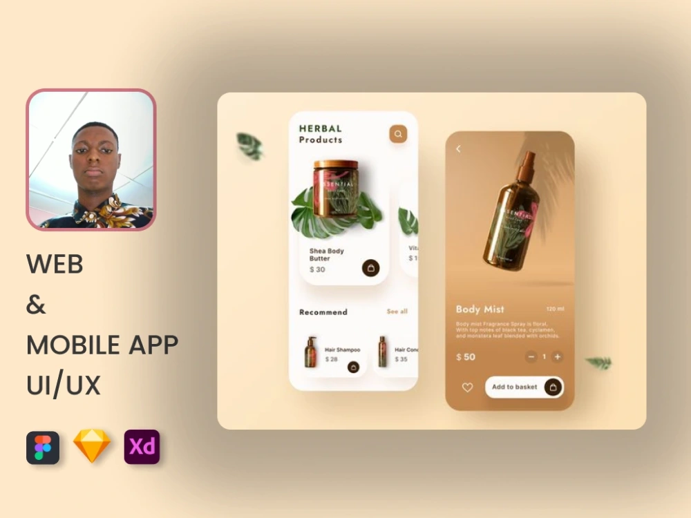 An awesome and clean UI/UX design for your Mobile App | Upwork
