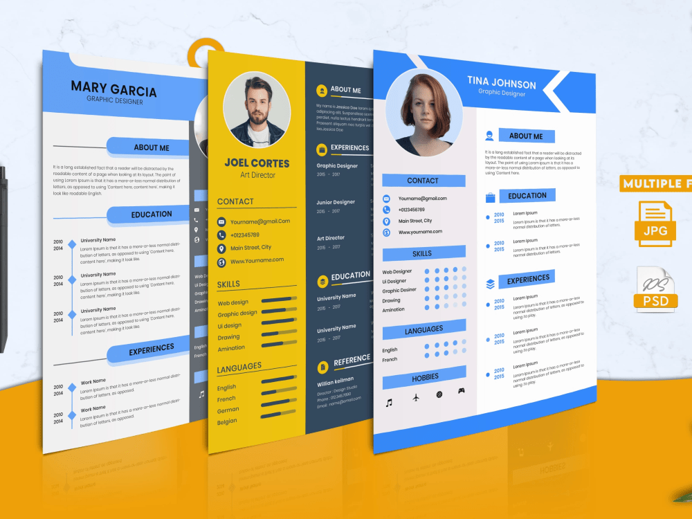 A professional resume design and cv design | Upwork