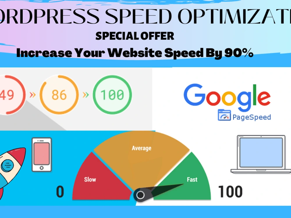 90 above Page speed Optimization of Your website Core web vitals | Upwork