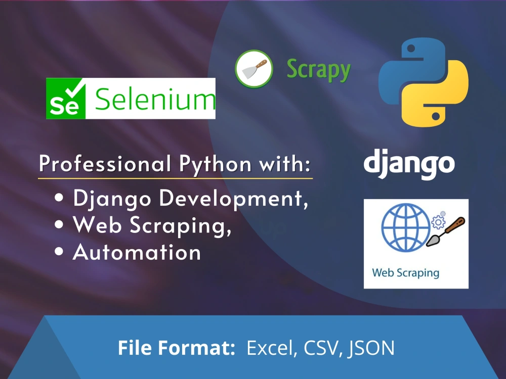Professional Python with Django Development, Web Scraping, and ...