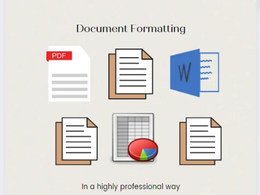 A well converted and a formatted Word document with Professional Style ...