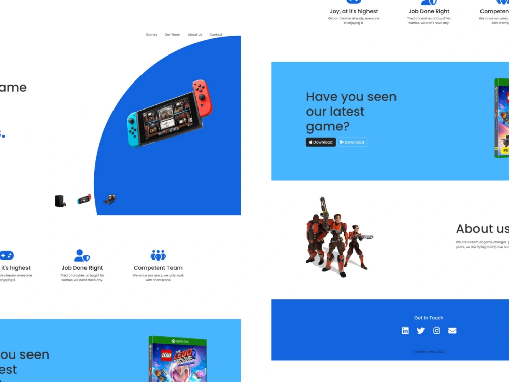 An awesome looking website (with multiple pages) | Upwork