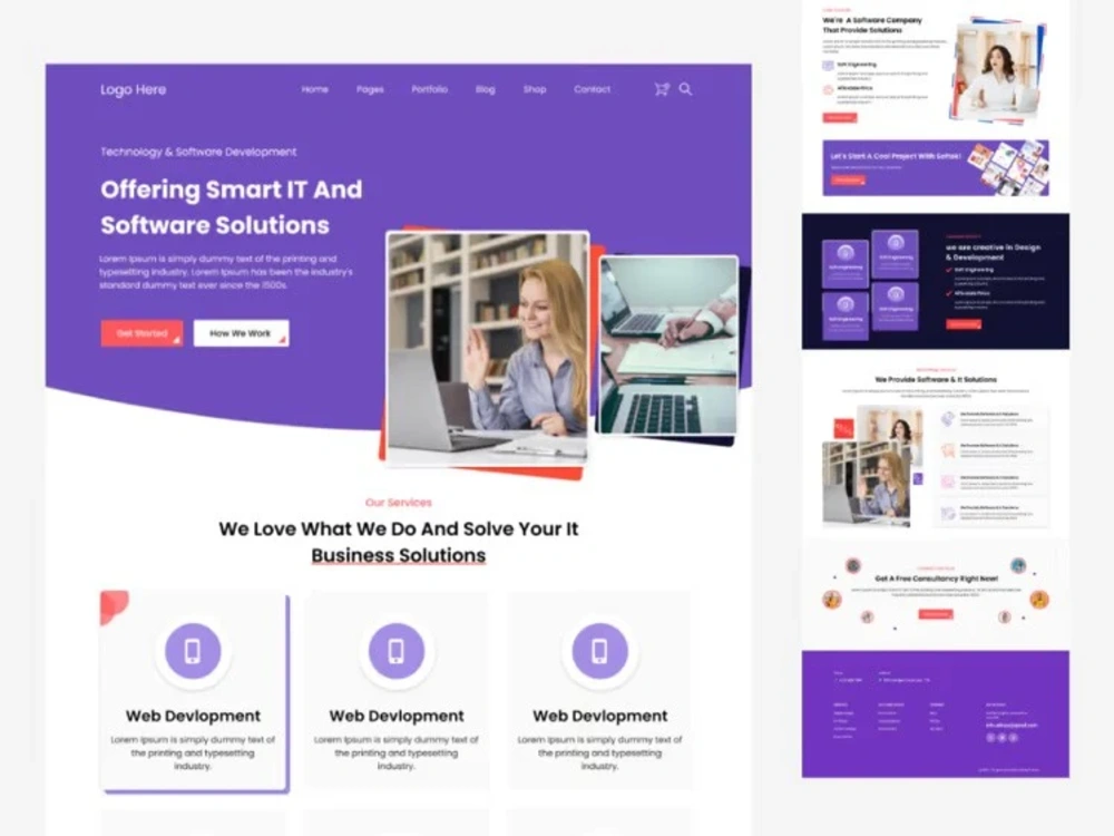 Responsive Htmlcssjquery Developer Psd Xdfigma To Html5 Bootstrap