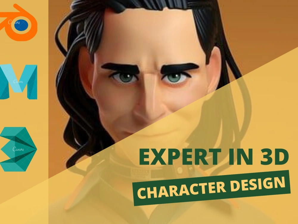 3D character design, game art, 3d rendering, texturing and rigging | Upwork
