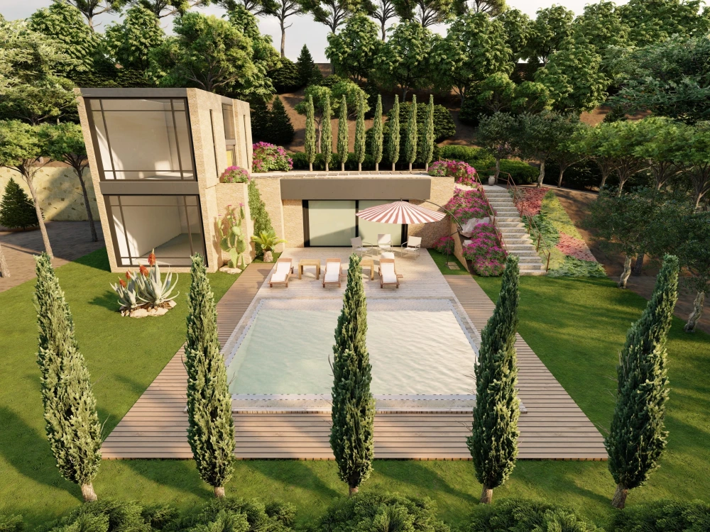Modern and unique landscape design with 3D renders | Upwork
