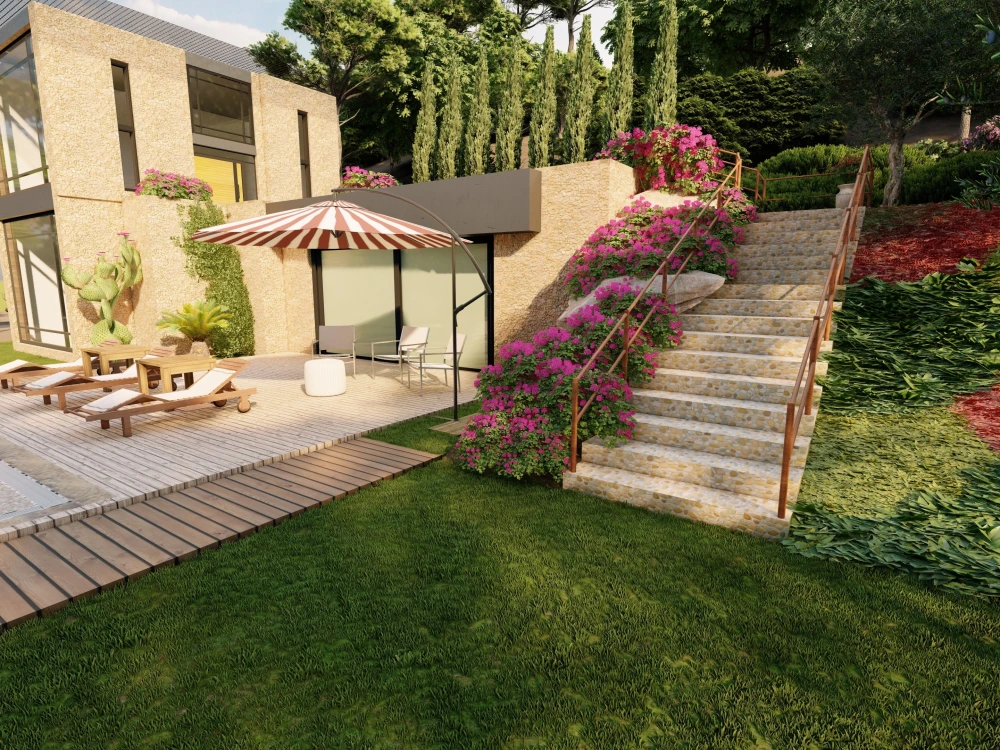 Modern and unique landscape design with 3D renders | Upwork