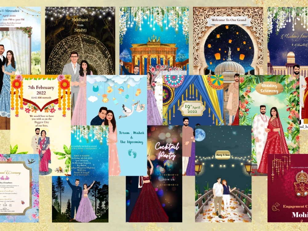 Striking and eye-catching Invitation cards | Upwork