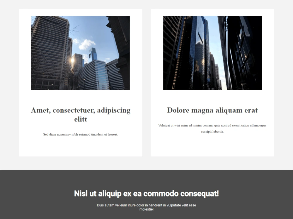 A responsive webpage using HTML and CSS | Upwork